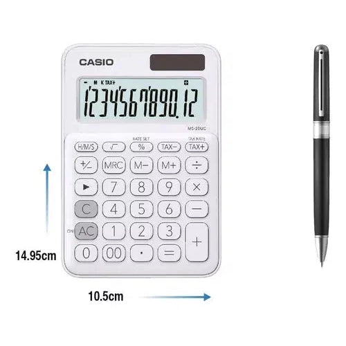 Calculadora De Escritorio Casio My Style Ms-20uc 12 Dígitos