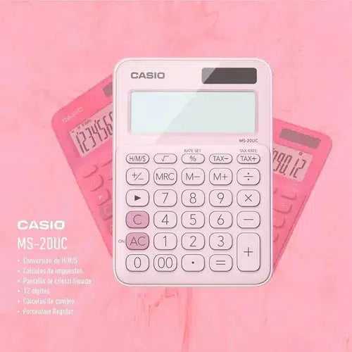 Calculadora De Escritorio Casio My Style Ms-20uc 12 Dígitos