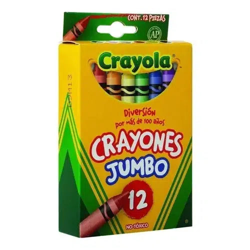 Crayones Crayola Jumbo Estuche Con 12 Colores Diferentes Crayones Crayola Jumbo Estuche Con 12 Colores Diferentes
