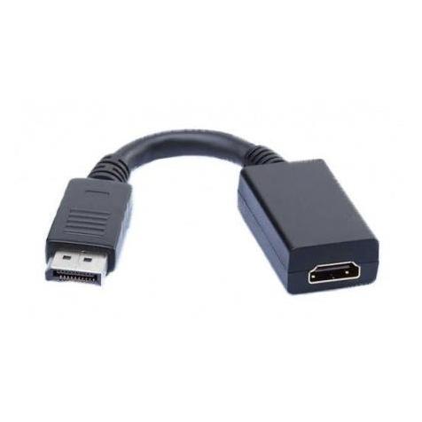 Adaptador DisplayPort 1.1 Macho - HDMI Hembra, 1080p, Negro