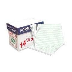 Formastock Papel Stock 1 Tanto, 3000 Hojas, 15'' x 11'', Verde