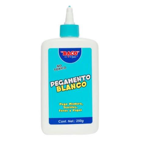 Pegamento Blanco Baco Frasco 250 grs